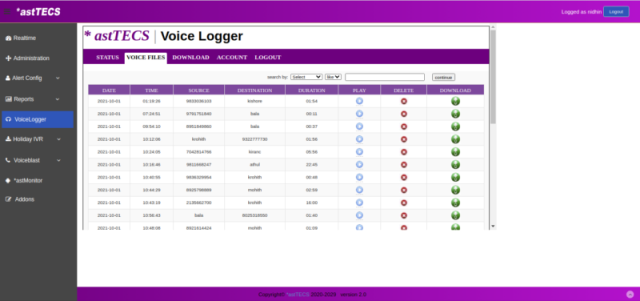 voicelogger – Eeztel Enterprise Solutions